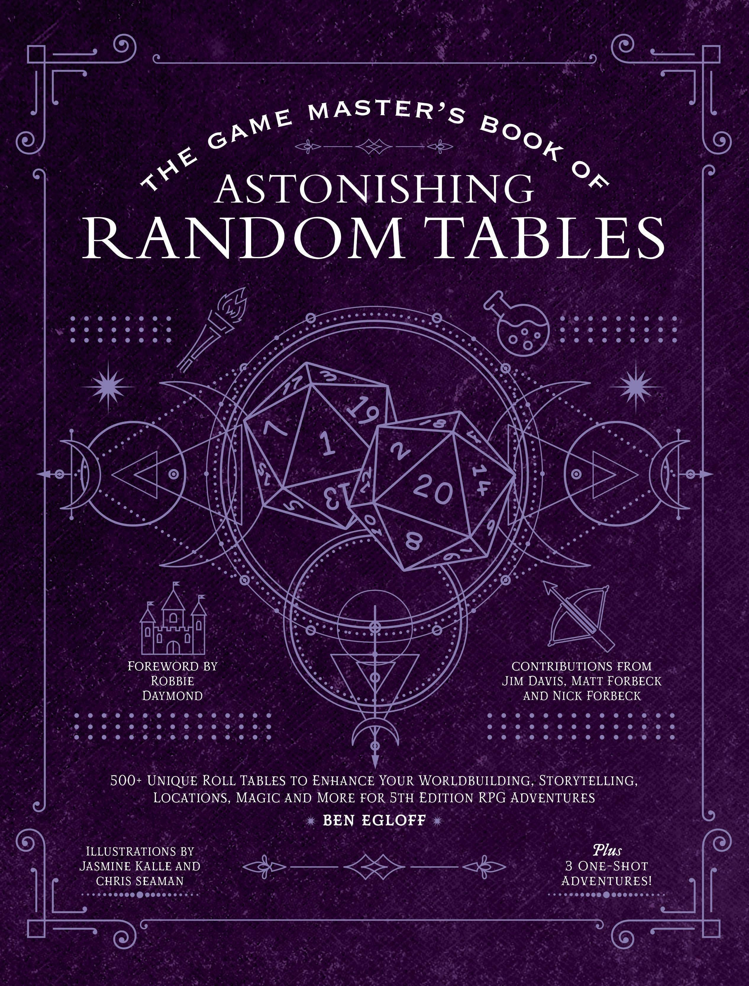 Game Master's Book 300+ Roll Tables For 5th Edition Rpg – Hometown ...