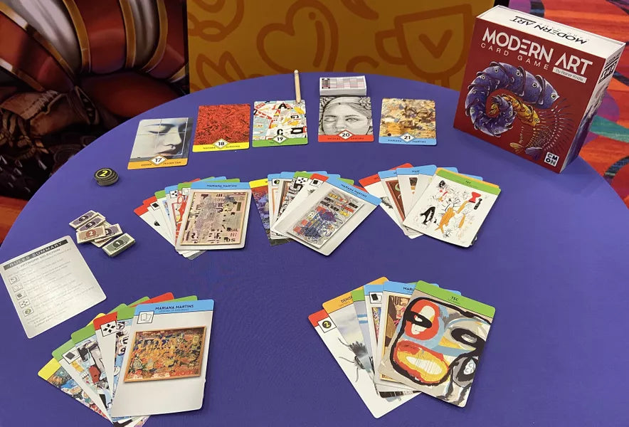 Modern Art Card Game – Hometown Comics & Games
